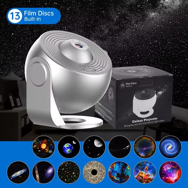 NIGHT LIGHT GALAXY Projector Starry Sky Projector 360° Rotate ...