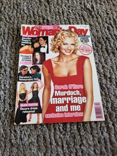 WOMAN'S DAY MAGAZINE March 1999-Sigrid Thornton-Nicole Kidman $25.00 ...