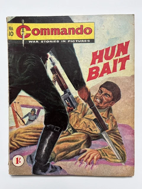 COMMANDO WAR STORIES in Pictures Comics No. 10 Hun Bait £219.99 ...