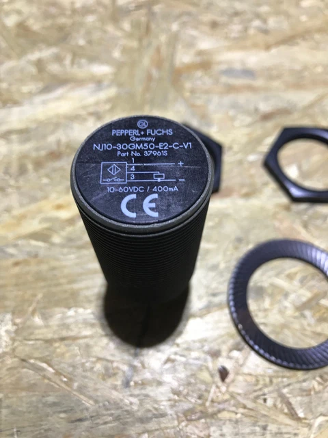 PEPPERL + FOX NJ10-30GM50-E2-C-V1 / 37961S Inductor Sensor 10-60V DC ...