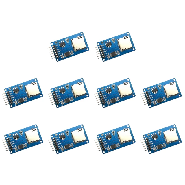 MICRO SD TF Card 5V 3.3V Memory Shield Module for Arduino DIY Kit (TF ...