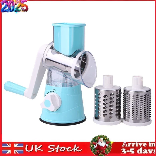 STAINLESS STEEL MANUAL Vegetable Cutter Round Slicer Potato Kitchen ...