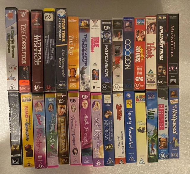 VHS TAPES BULK Lot of 30 Videos $30.00 - PicClick AU