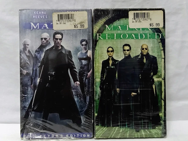 MATRIX VHS (COLLECTORS Edition) and Matrix Reloaded VHS Lot £9.40 ...