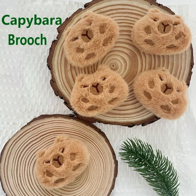 FLUFFY CLOTHES BADGE Plush Lapel Pins Cute Corsage DIY Scarf $8.62 ...