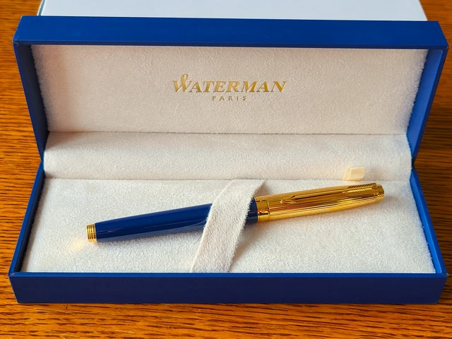 STYLO PLUME PARKER 75 Custom blue fountain pen NEUF NEW NOS EUR 240,00 ...