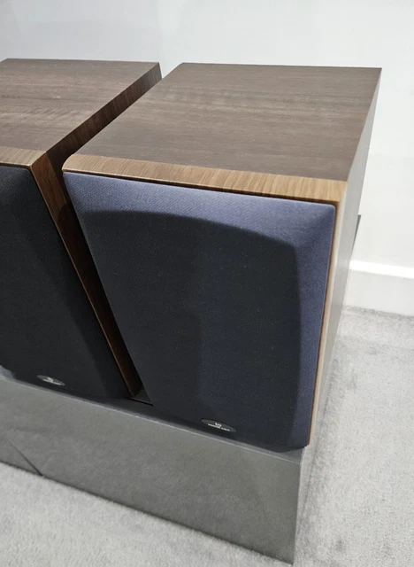 MONITOR AUDIO MR1 Bookshelf Speakers In Brown Finish £53.90 - PicClick UK