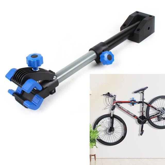 HEAVY DUTY WALL Mounted Bike Repair Stand Folding Clamp Cycle Bicycle ...