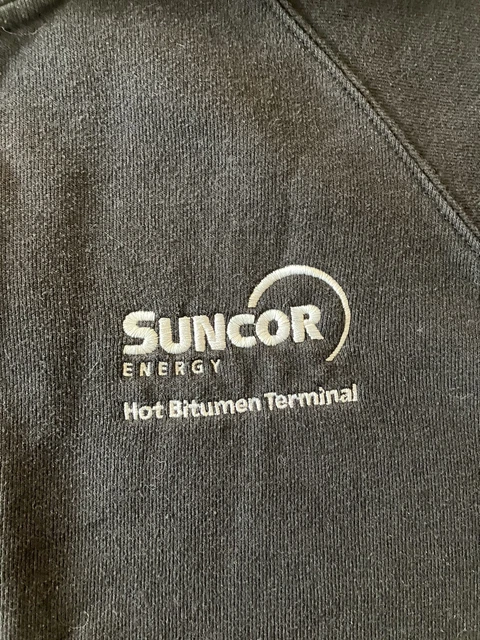MEN'S MED CARHARTT K350 Full Zip Work Jacket Mock Neck “Suncor Hot ...