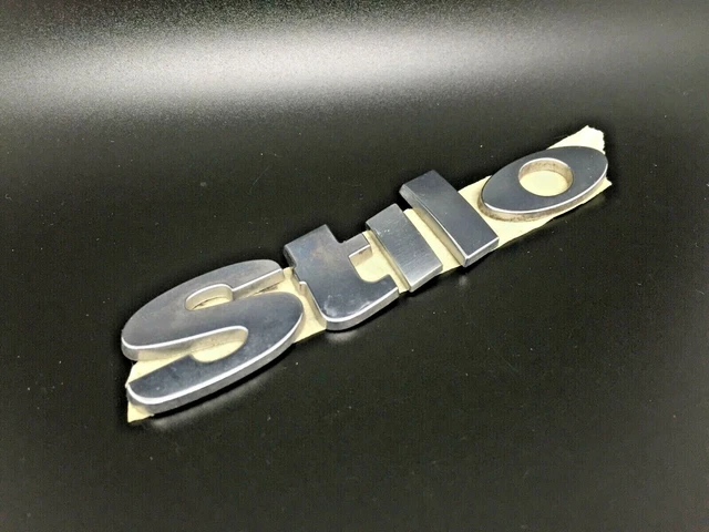 FIAT STILO LOGO Sigla Emblema Fregio Stemma Scritta Targhetta Badge ...