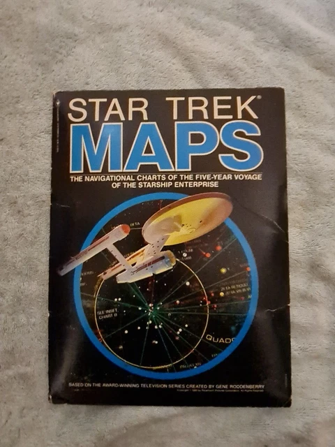 STAR TREK TV Show Maps Four Wall Maps and book - 1980 - Rare EUR 54,49 ...