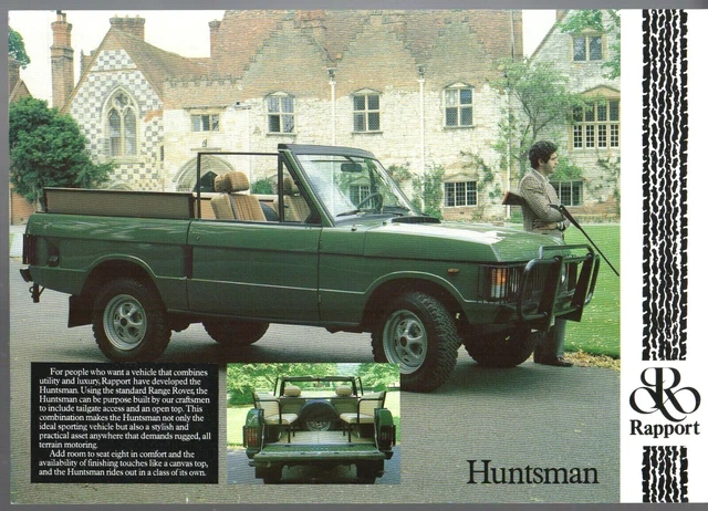 RAPPORT RANGE ROVER Huntsman & Starlight Early 1980s UK Single Sheet ...