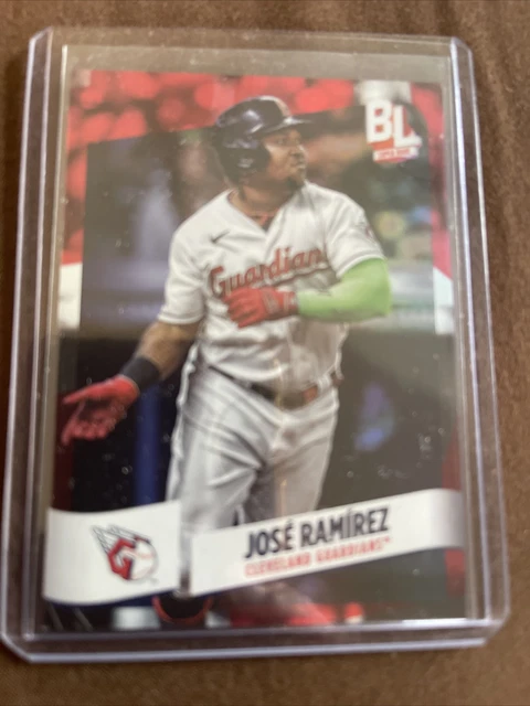 2024 TOPPS BIG League Jose Ramirez Super Rare Feuille Rouge SSP ...