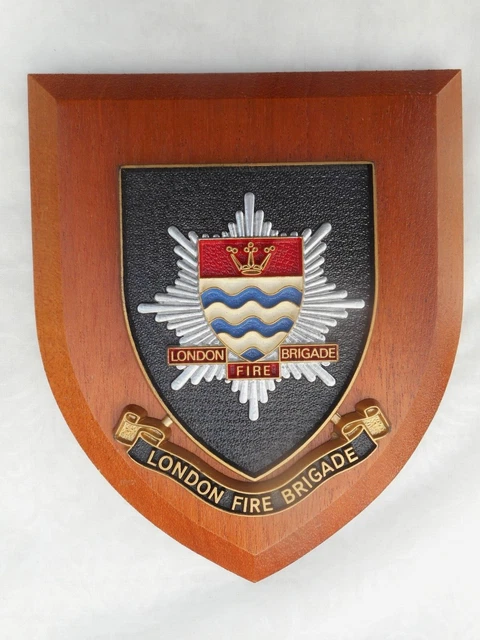 LONDON FIRE BRIGADE Wall Plaque/Crest/Shield £22.99 - PicClick UK