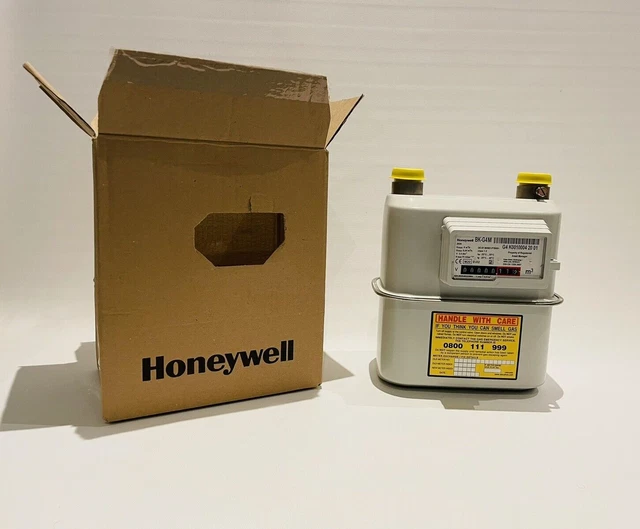 GAS METER G4 U6 BK-G4M Honeywell Elster Domestic - New - Free Shipping £99.99 - PicClick UK