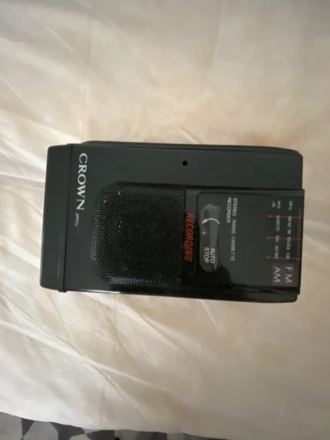 RARE VINTAGE STEREO Radio Recorder Cassette Player Walkman WM-T7R ...