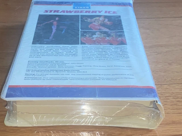 TOLLER CRANSTON ICE Skating VHS "Strawberry Ice" CBC New Sealed 1982 ...