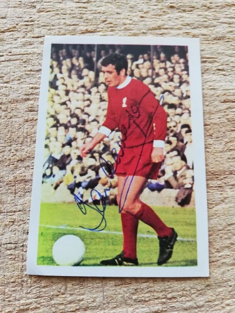 IAN CALLAGHAN LIVERPOOL Legend Hand-Signed Vintage 1972-73 Fks Unused ...