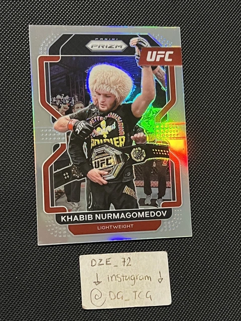 KHABIB NURMAGOMEDOV - UFC 2022 Prizm - SILVER PRIZM HOLO Card - #196 ...