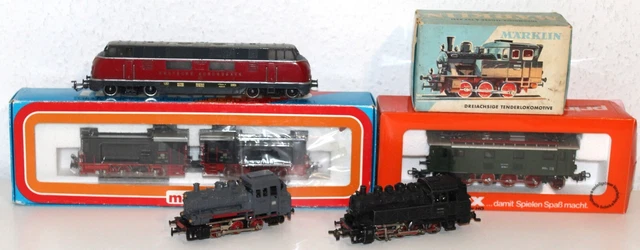 MÄRKLIN 3346 U.A. DB Dampflok Diesellok E-Lok Konvolut für Bastler geeignet H0 EUR 131,00 ...