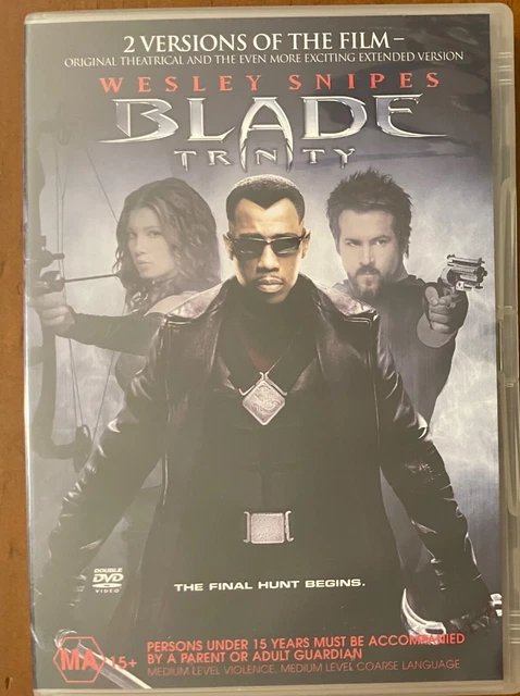 BLADE TRINITY - 2004 Wesley Snipes R:4 Special 2 Disc DVD Set FREE POST $5.50 - PicClick AU