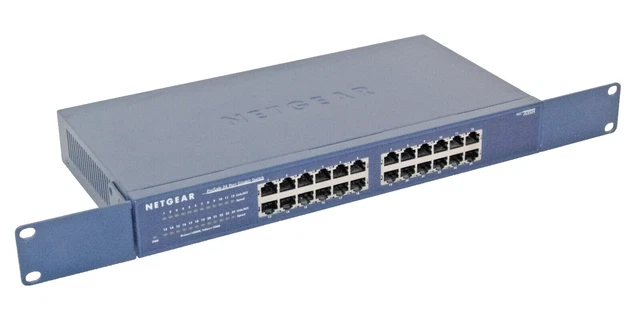 NETGEAR PROSAFE JGS524V2 24 Ports Switch, with mounting brackets £31.99 ...