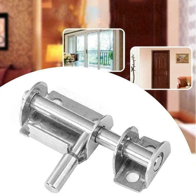 DOOR BOLT LATCH Stainless Steel Sprung Attic Loft Ceiling Hatch Lock ...