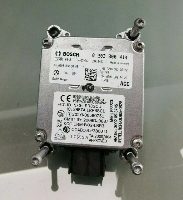 GENUINE MERCEDES-BENZ W246 ACC radar sensor distance sensor Distronic ...