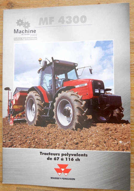 BROCHURE PROSPECTUS MASSEY Ferguson Tracteur Mf 4300 Prospekt EUR 14,95 ...
