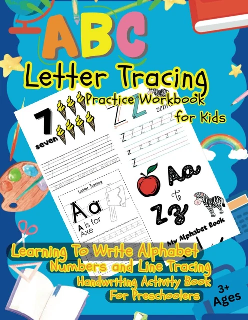 ABC LETTER TRACING Practice Workbook for Kids: Learning To Write ...