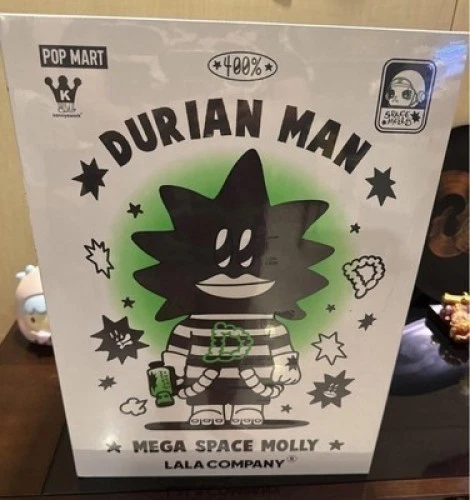 POP MART MEGA Space Molly 400% Lala Company-Durian Man Radio Woon Japan ...