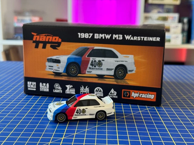 HPI NANO TTR 1987 BMW M3 E30 Warsteiner 1:64 HP160992 - Modeling £91.67 ...
