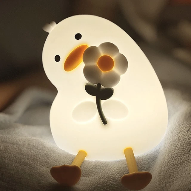 SILICONE DUCK NIGHT Light Dimmable USB Rechargeable Lamp £14.72 ...