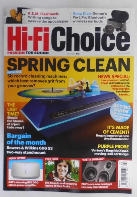 HI-FI CHOICE MAGAZINE Mar 2024 Record cleaning machines group test + R ...