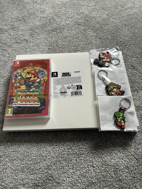 PAPER MARIO: THE Thousand Year Door & Buildable Battle Stage & Keyrings ...