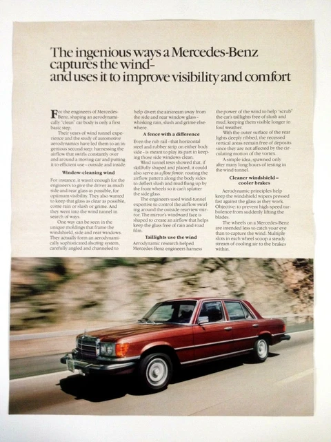 ORIGINAL MERCEDES-BENZ CAR AD AUTOMOBILIA 1950s Vintage Print ...