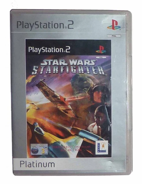 STAR WARS: STARFIGHTER (PLATINUM RANGE) (PS2 Game) Playstation 2 A $18. ...