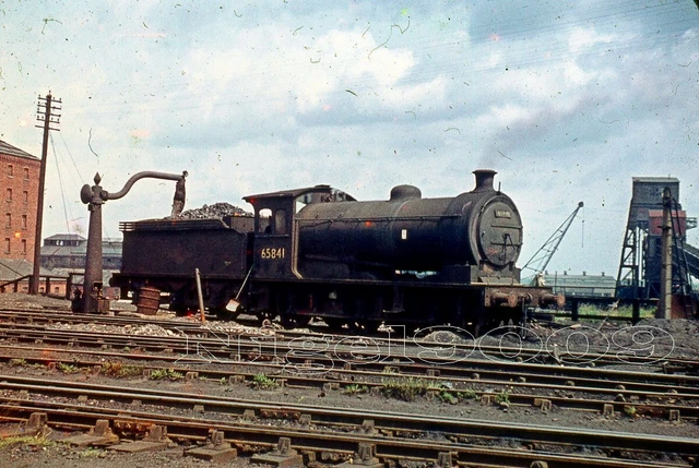 ORIGINAL 35MM AGFA Colour Slide of LNER J27 0-6-0 65841 at Sunderland ...