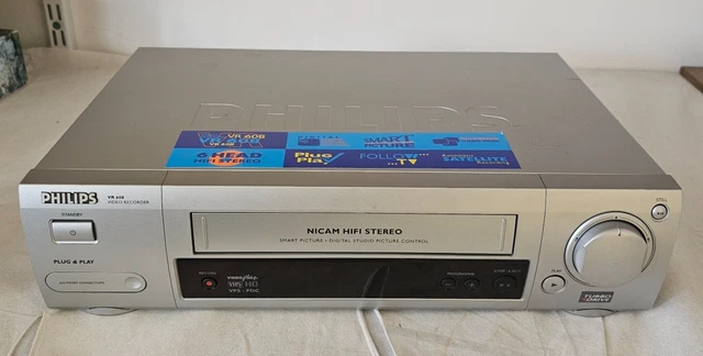 PHILIPS VR608 VHS VCR {pap} £21.99 - PicClick UK