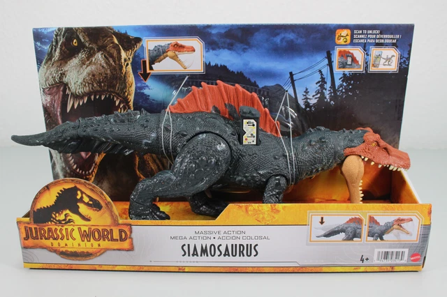MATTEL JURASSIC WORLD Massive Action "Siamosaurus" mit DNA-Code (S127 ...