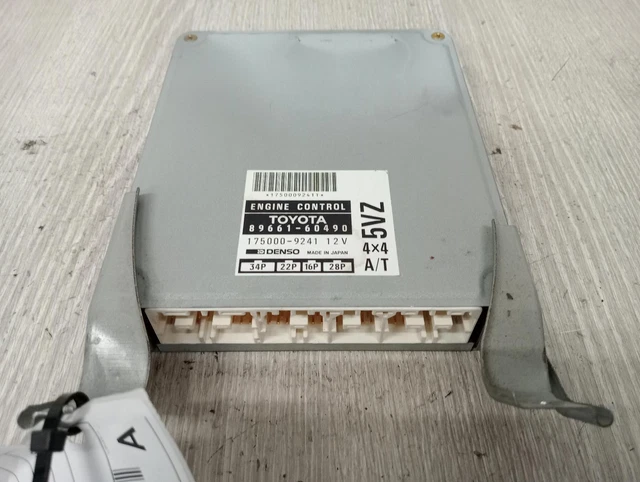 TOYOTA PRADO ECU Engine Ecu, 3.4, 5Vz-Fe, Petrol, Auto, P/N 8966160490 ...
