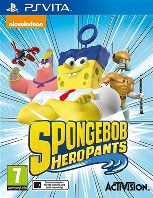 SPONGEBOB HERO PANTS - Sony PlayStation PS Vita Action Adventure Video ...