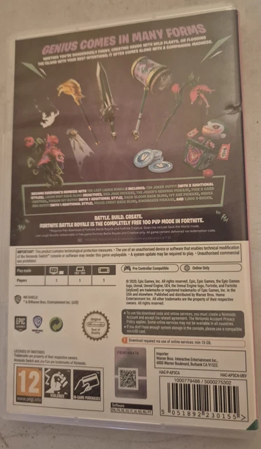 FORTNITE THE LAST Laugh - Nintendo Switch * CASE ONLY * £10.75 ...