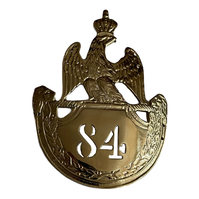 THE FRENCH NAPOLEONIC 84th Regiment (84ème Régiment) Shako plate £44.99 ...