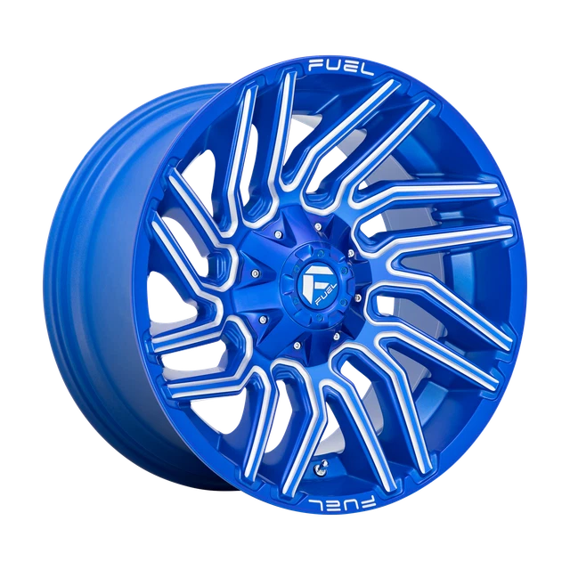 22X12 FUEL D774 Typhoon Anodized Blue Milled Wheel 8x170 (-44mm) EUR 561,31 - PicClick FR