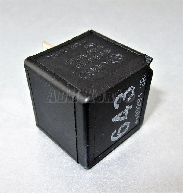 672-AUDI SEAT VW Skoda (08-16) Black-643 4-Pin Relay 8K0951253 SN7 ...