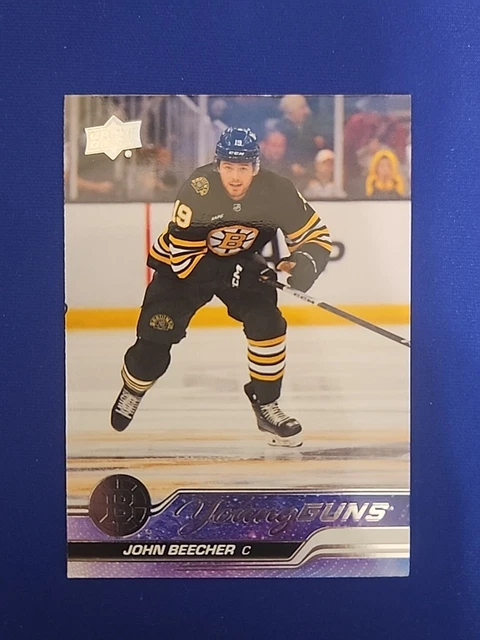 2023-24 UPPER DECK Series 2 John Beecher RC Young Guns #472 Boston Bruins EUR 6,45 - PicClick IT