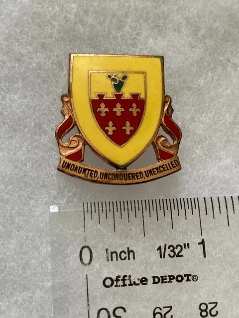 AUTHENTIC US ARMY 85th Field Artillery Battalion DI DUI Unit Insignia ...