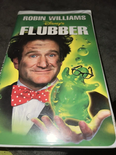 FLUBBER 1998 DISNEY VHS Video Tape Movie Clamshell Robin Williams ...