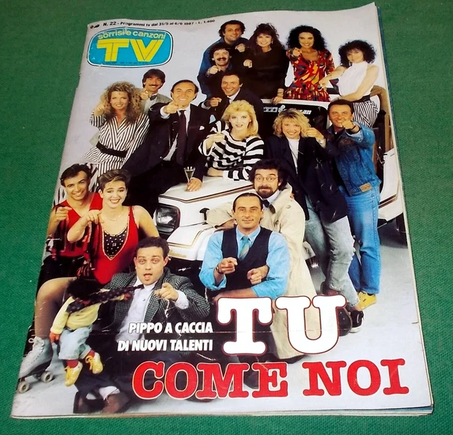 TV SORRISI E CANZONI n. 22/1987 Figurine allegate Priscilla Presley P ...
